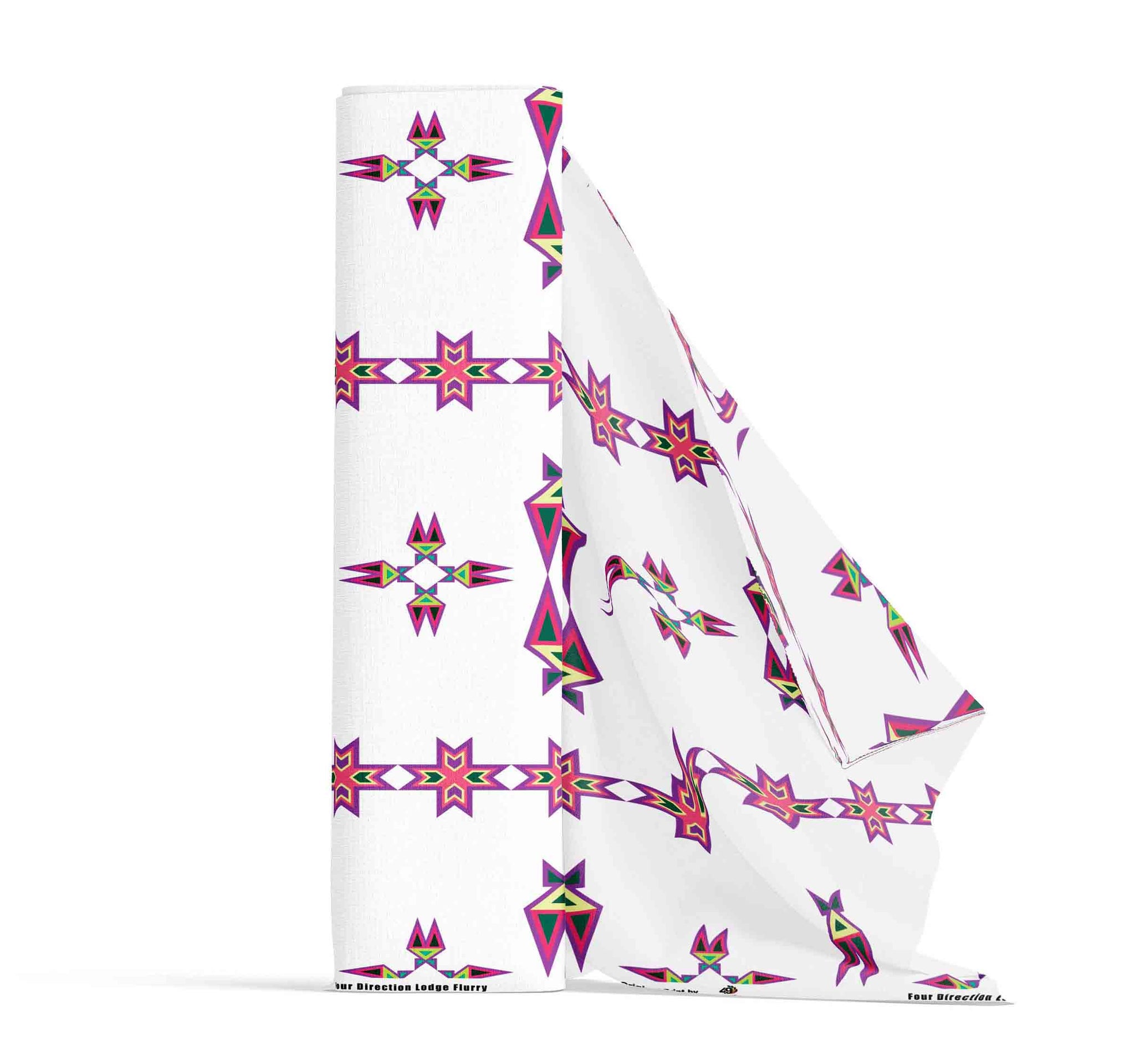 Four Directions Lodge Flurry Satin Fabric By the Yard Pre Order