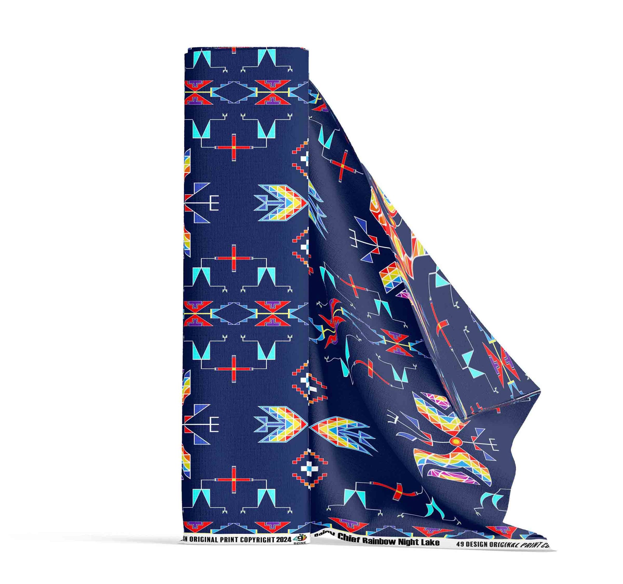 Rainy Chief Rainbow Night Lake 42 Inch Cotton Poplin Pre Order