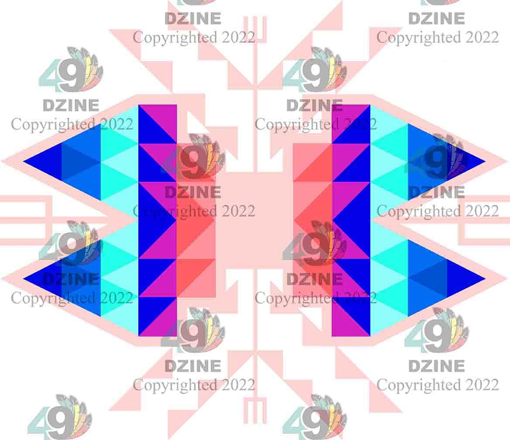 14-inch Sacred Trust Geometric Transfer