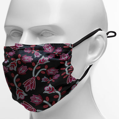 Beaded Pink Face Cover