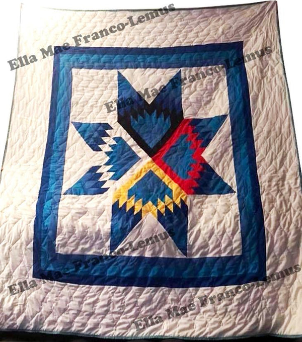 Handmade Star Quilt- Design 25