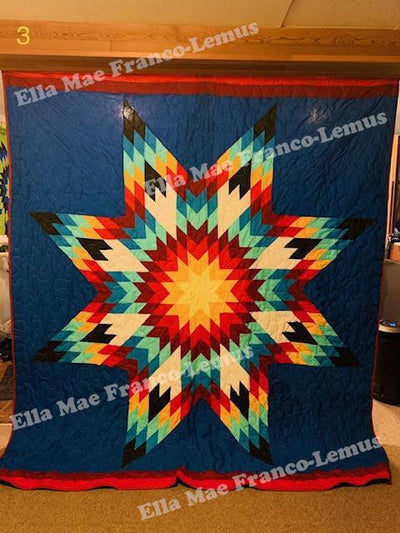 Handmade Star Quilt- Design 3