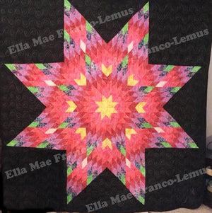 Handmade Star Quilt- Design 33