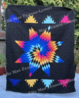 Handmade Star Quilt- Design 7