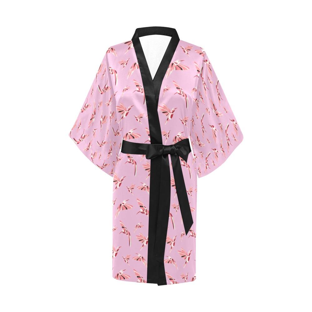 Strawberry Pink Satin Robe