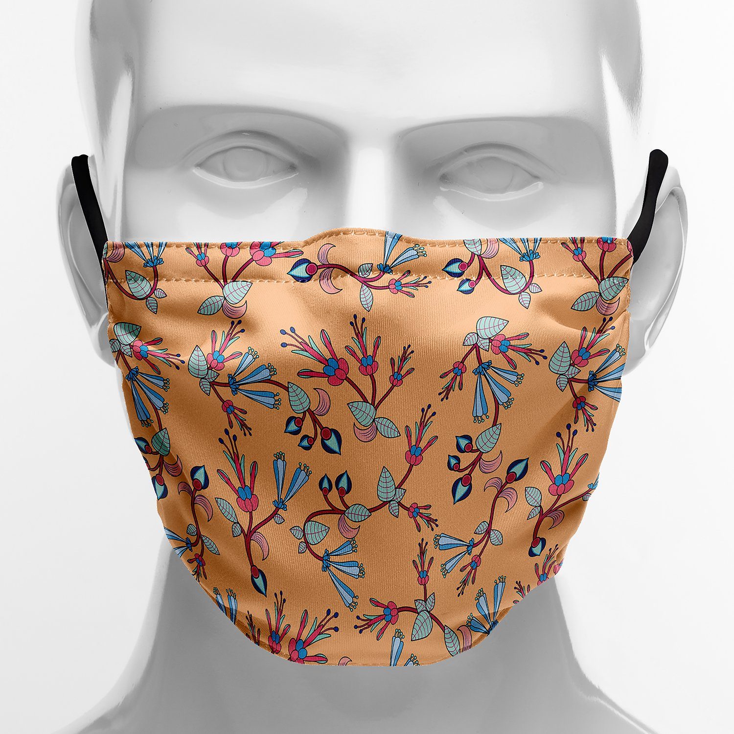 Swift Floral Peache Face Cover