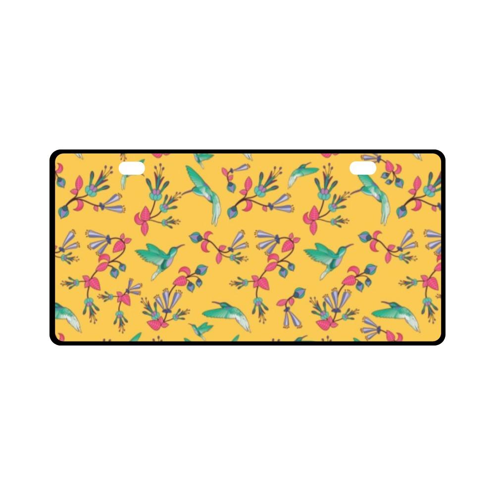 Swift Pastel Yellow License Plate